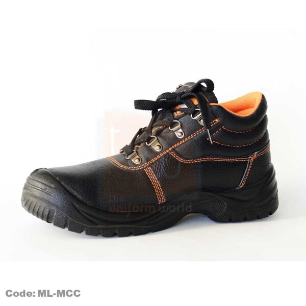 Black Miller Safety Shoes High Ankle Steel Toe ML-MCC - Dubai UAE ...
