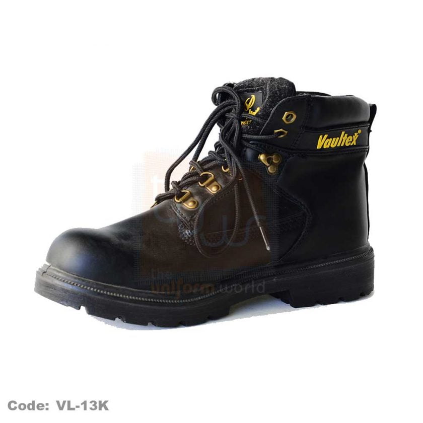 Black Vaultex Safety Shoes High Ankle VL-SBP - Dubai UAE | Leading ...