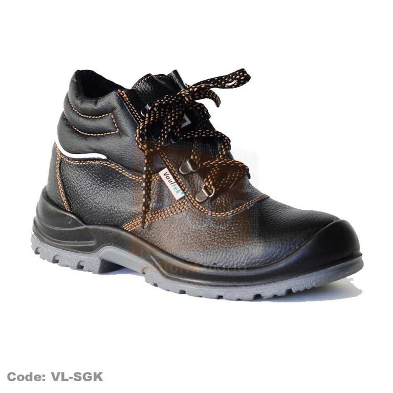 Black Vaultex Safety Shoes High Ankle VL-SGK - Dubai UAE | Leading ...