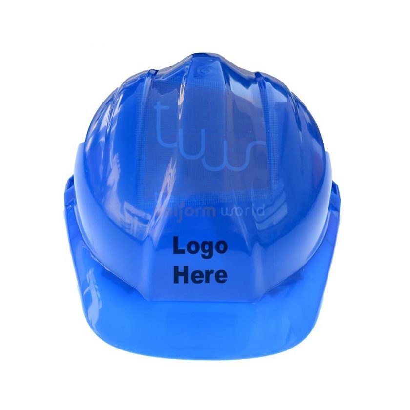 Grey Hard Hat with Pin Lock Suspension - Dubai UAE | Leading Uniforms ...