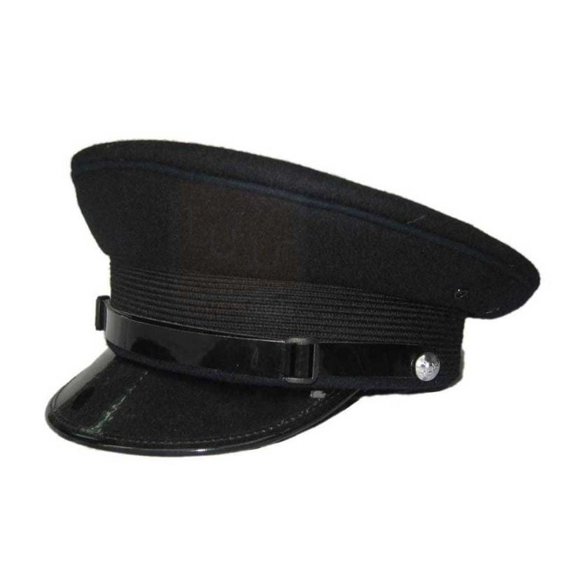 Black Peaked Security Hat - Dubai UAE | Leading Uniforms Supplier ...